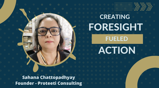 Creating Foresight Fueled Action: Sahana Chattopadhyay - TFSX